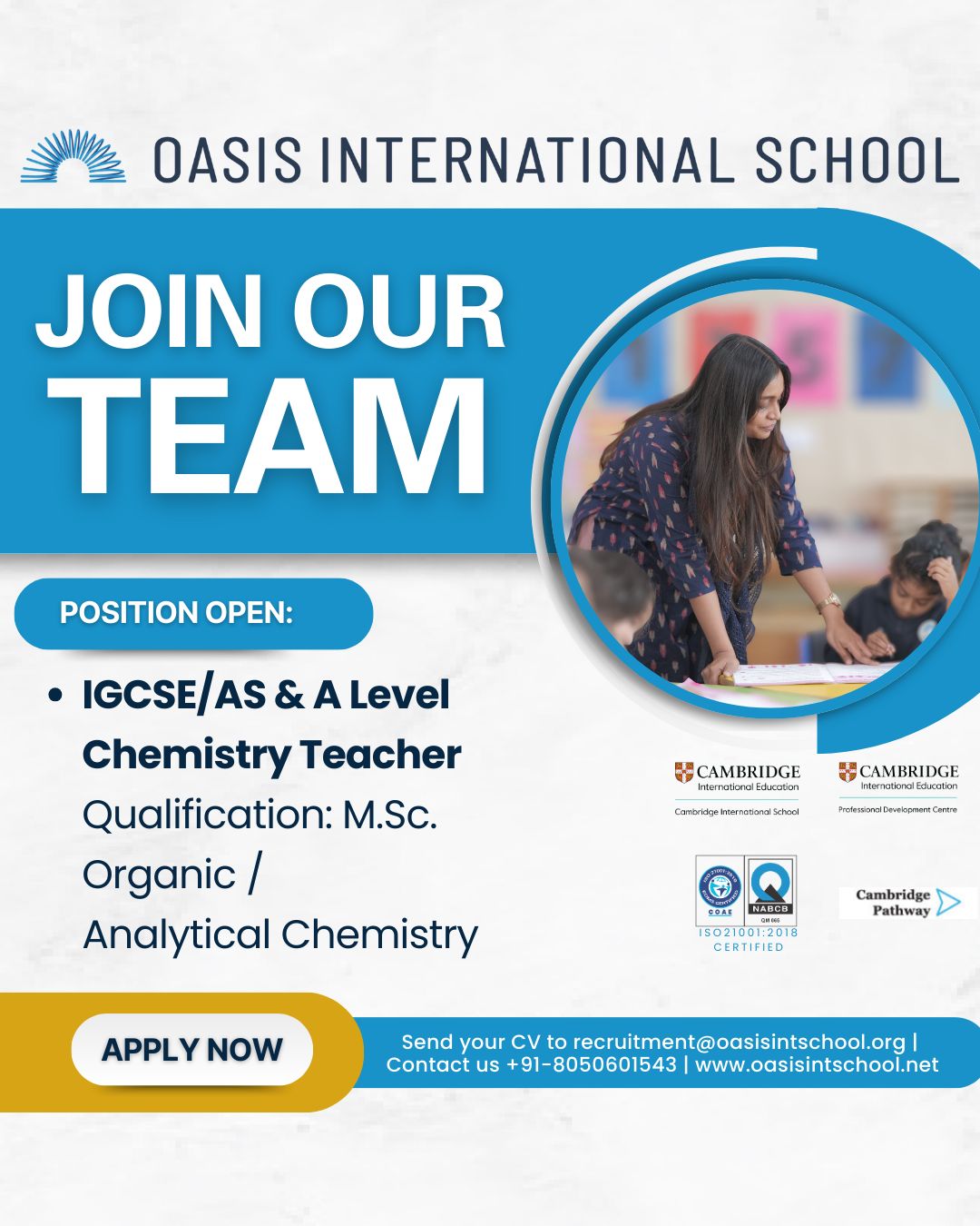 Opportunities - Oasis International School